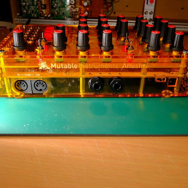 MATRIXSYNTH: Mutable Instruments Anushri Analogue Semi-Modular Synth and 8 Bit Drum Machine