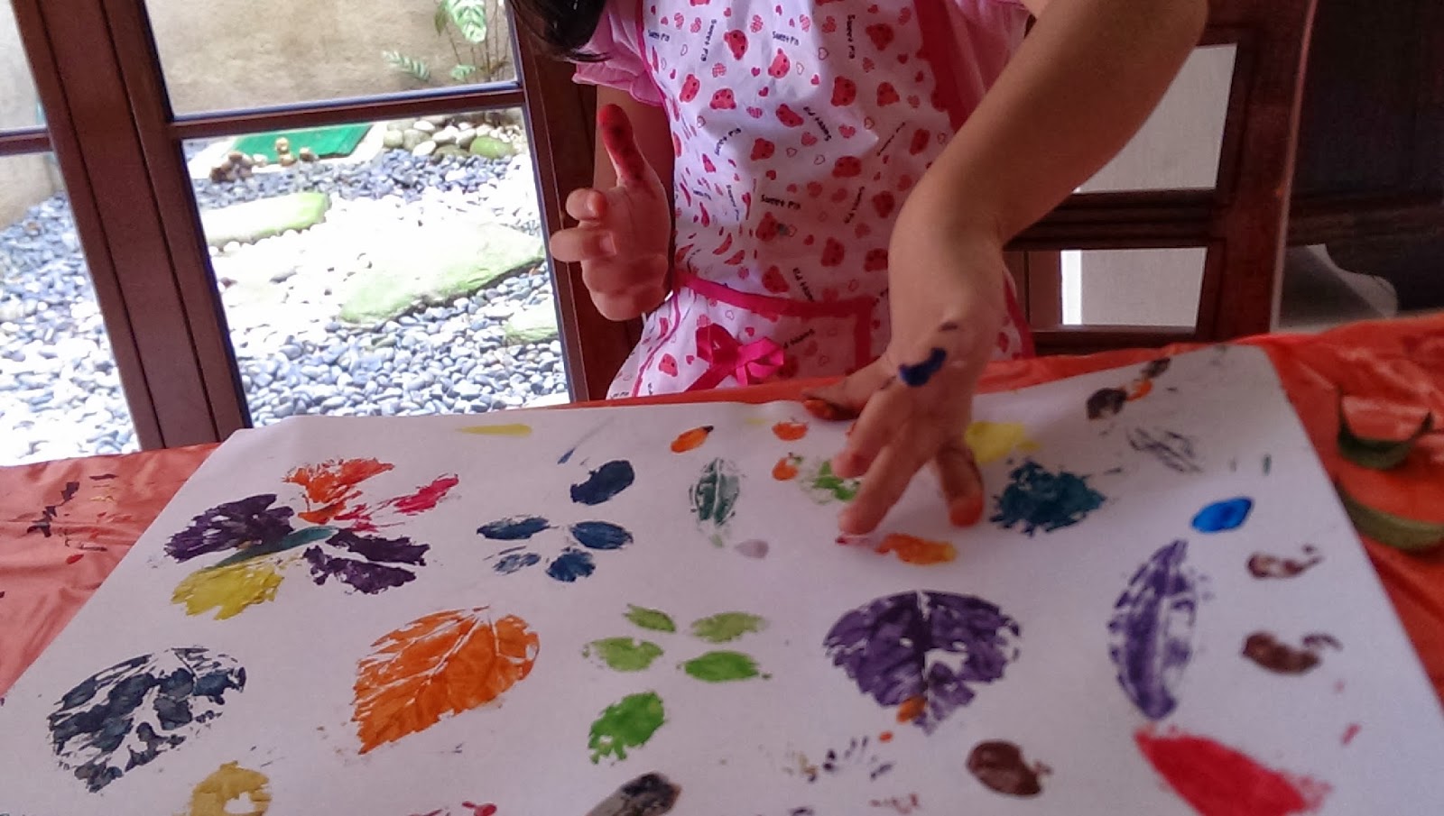 Istimewanya Bidadari: Jom Buat Corak Tekap Bunga & Daun