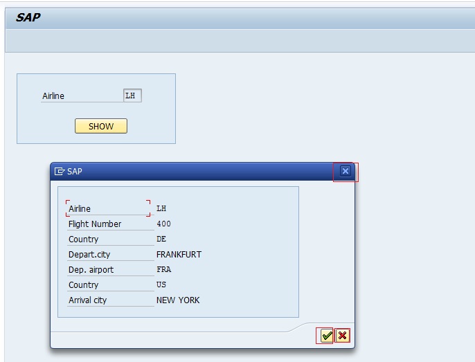 TECHSAP : Modal Dialog Box (Pop Up Screen) In Module pool program