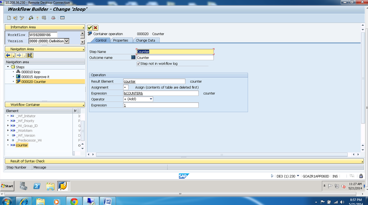 An SAP Consultant: SAP Workflow - Loop Step Type