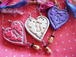 Crimson Heart Studios: Polymer Clay Lockets