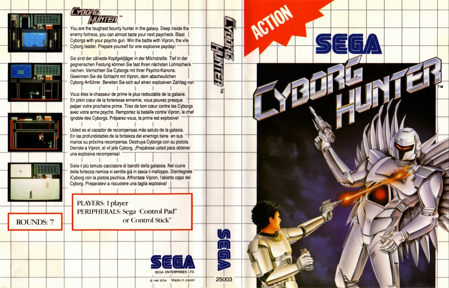 El Baúl de los Juegos Olvidados: Juegos Olvidados: Cyborg Hunter