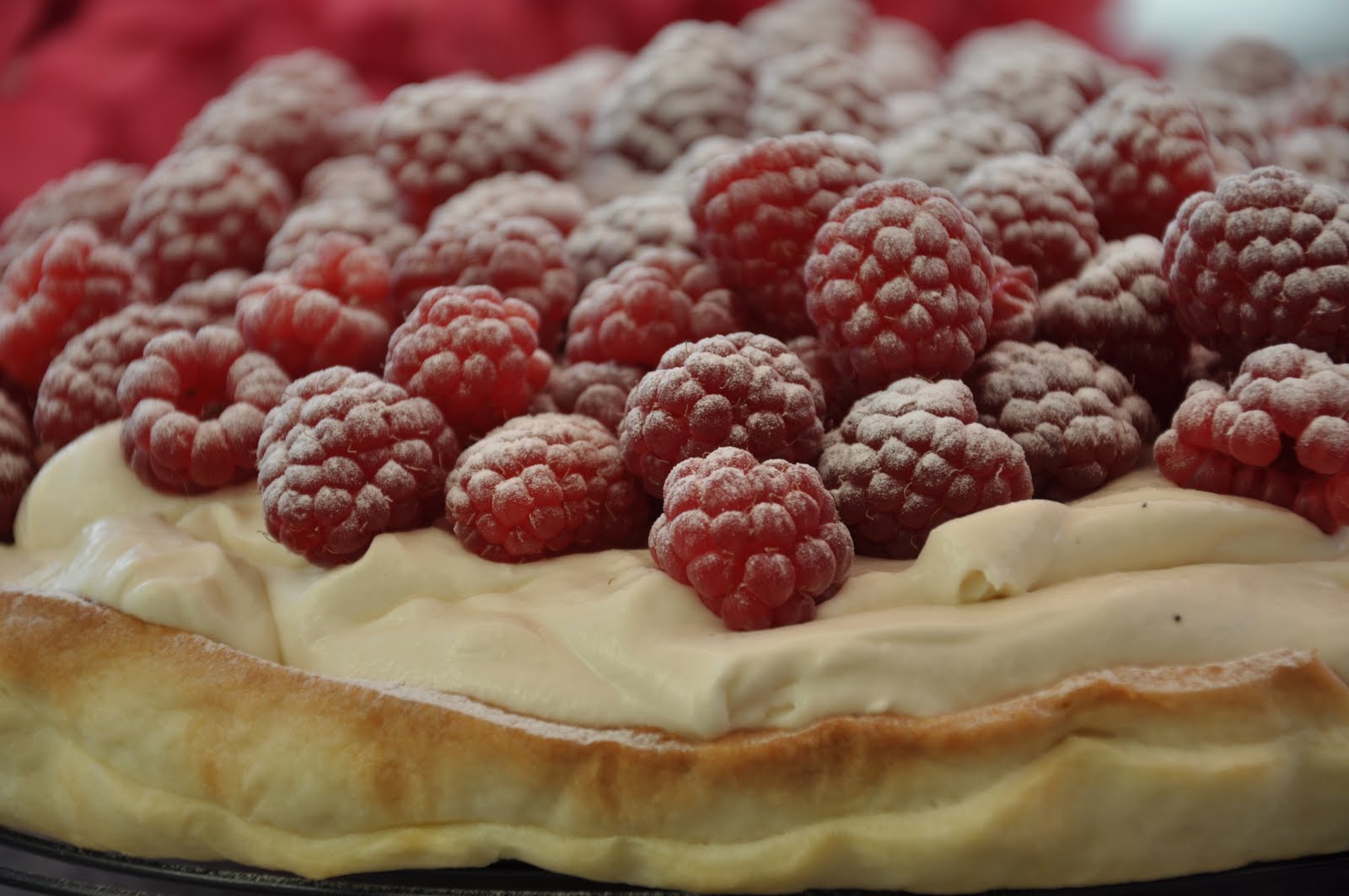 Tarta de Frambuesas y Lima