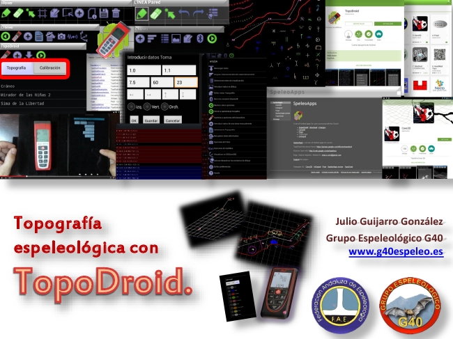 espeleobloc: Topografía espeleológica con TopoDroid