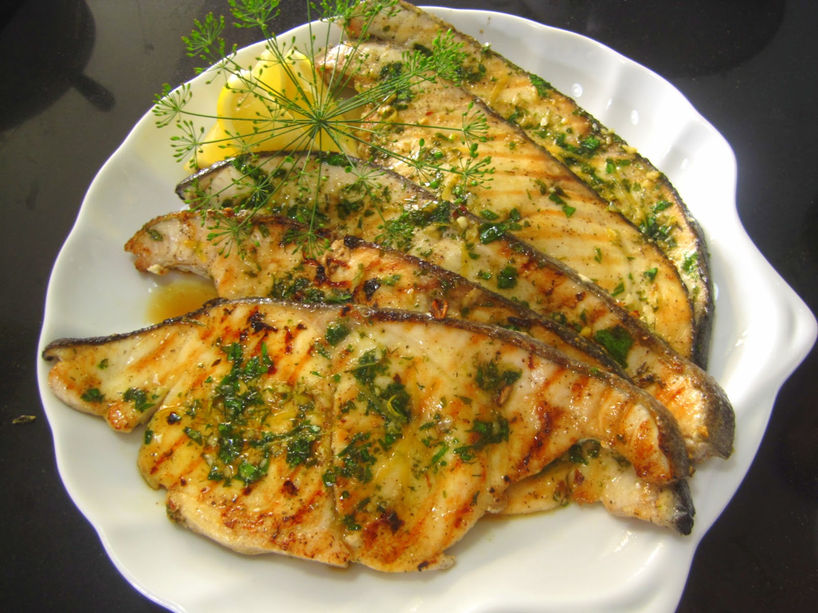 The Blue Cottage: Baby Back Ribs, Grilled Fish, Twice Baked Potatoes ...