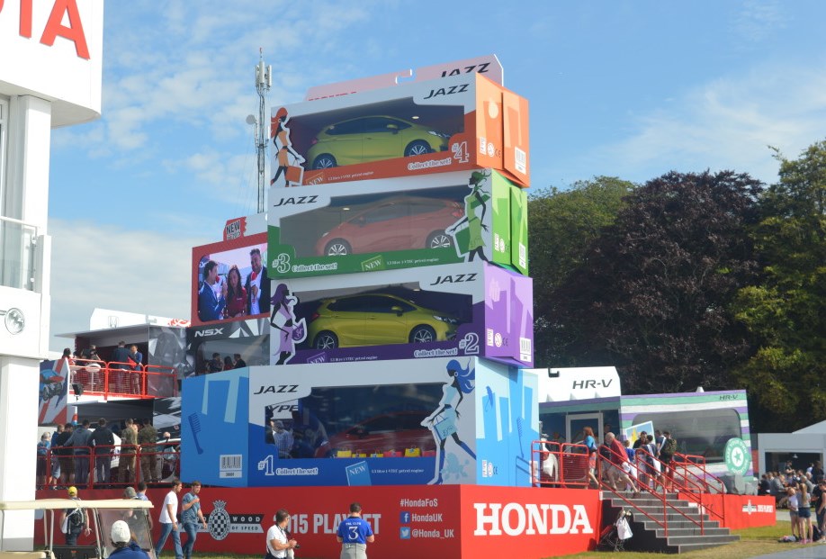 Just A Car Guy: Honda put on a great display at Goodwood, a playset of ...