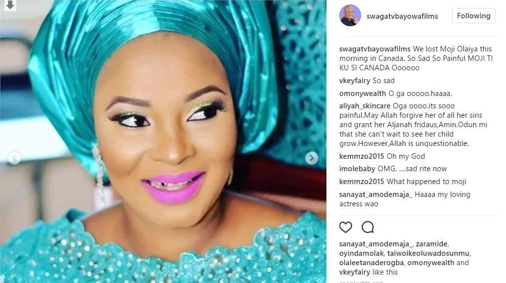 VETERAN ACTRESS MOJI OLAIYA PASSES ON - Exclusive Gist All Day