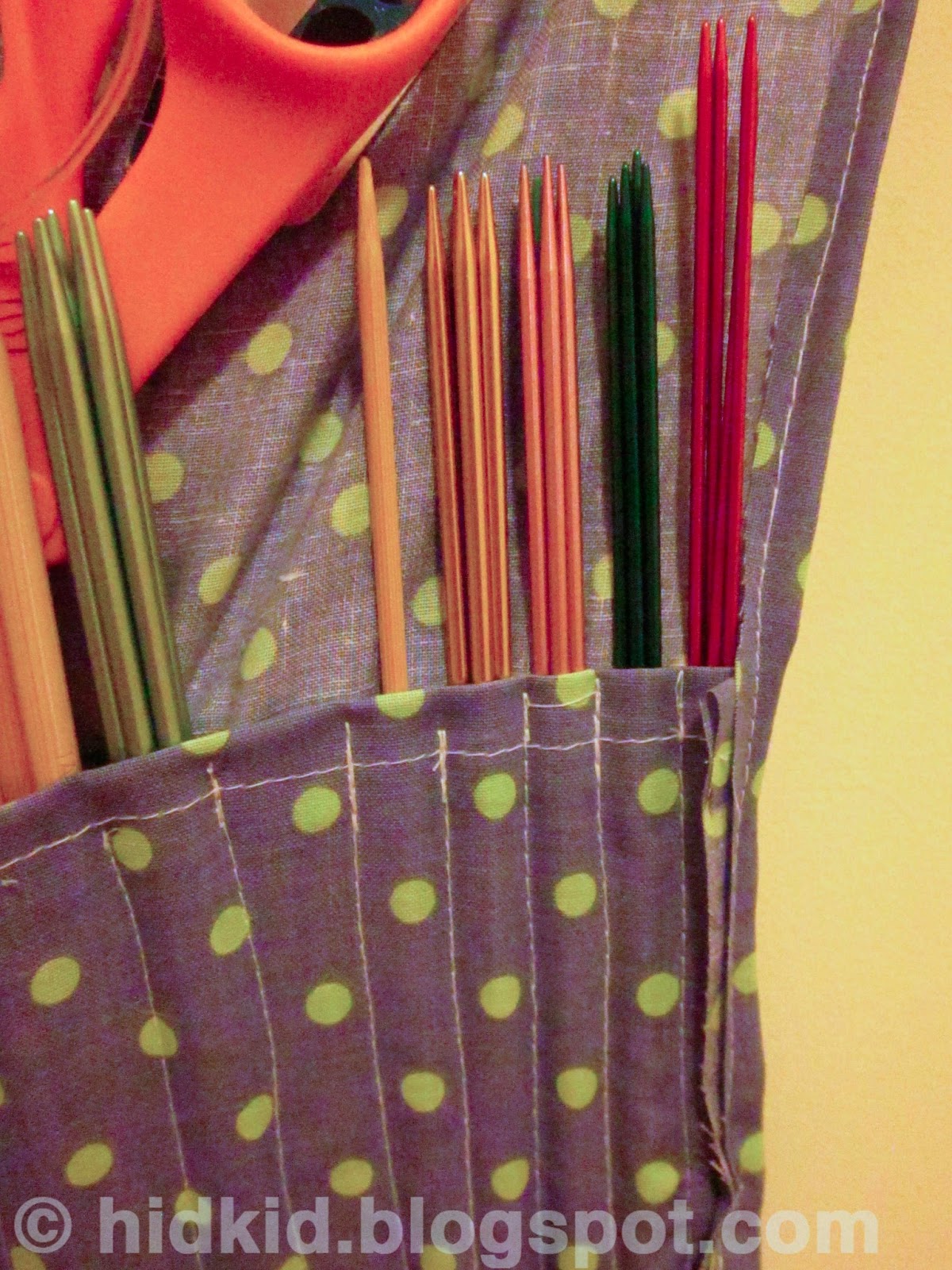 Craftimism: Knitting needle organizer