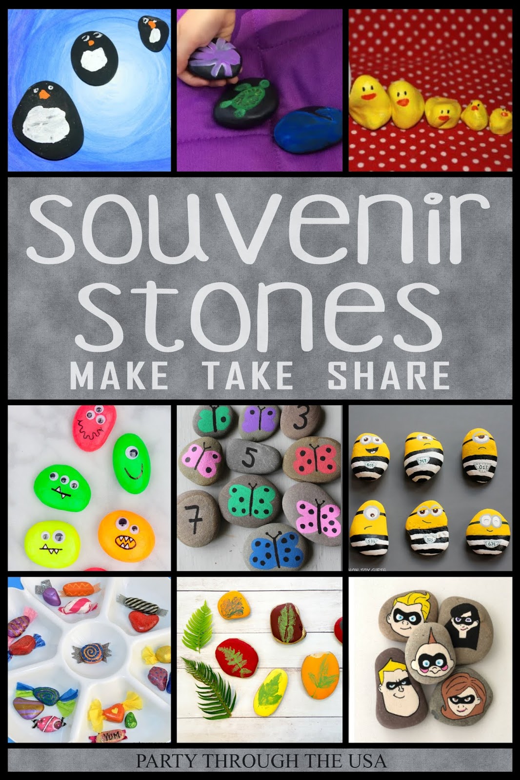 Souvenir Stones to Make, Take, and Share