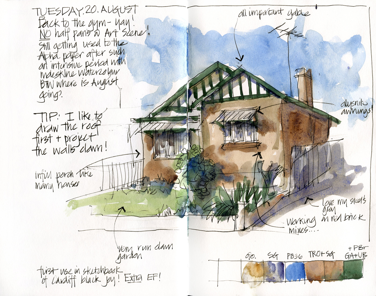 Urban Sketchers Australia: Sub-urban sketching