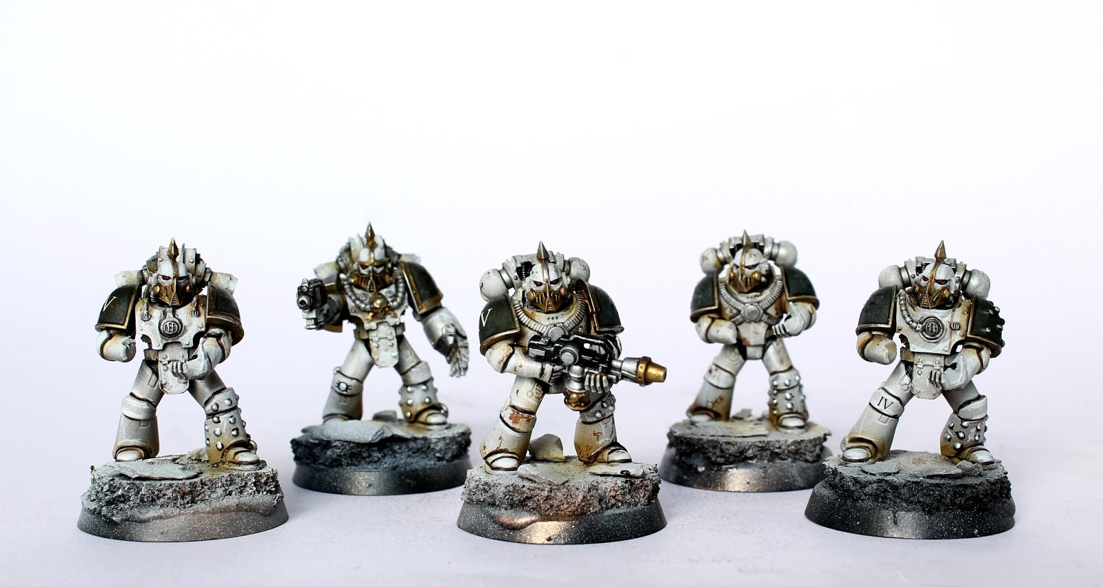 WIP: Horus Heresy Death Guard Tactical Marines - Tale of Painters