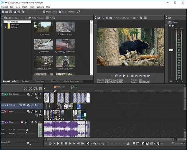 MAGIX VEGAS Movie Studio Platinum 15.0.0.116 Full Crack ...