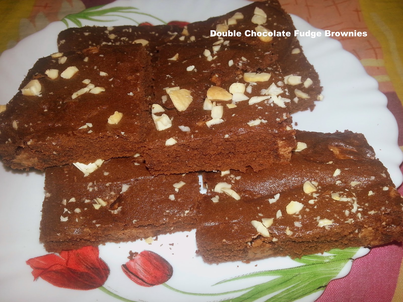 Double Chocolate Fudge Brownies