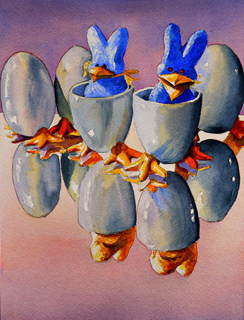 I'm Painting As Fast As I Can...: 3rd Annual Peeps Challenge...