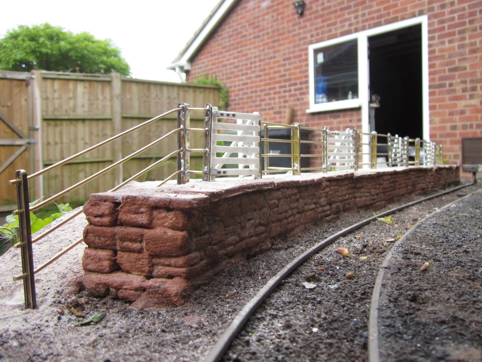 Peckforton Light Railway: How I made a cattle dock with Jigstones mouldings