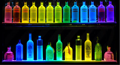 LED Liquor Shelves Display Wall Mount LIQUOR SHELVES : lighted bar display