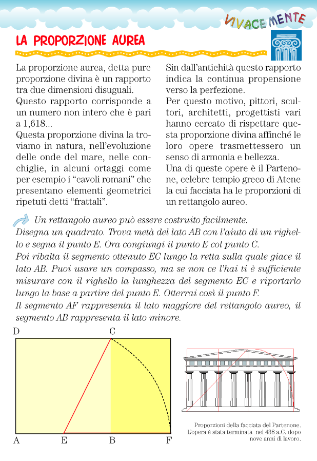VIVACEMENTE il giornalino del cuore e della mente: La proporzione aurea ...