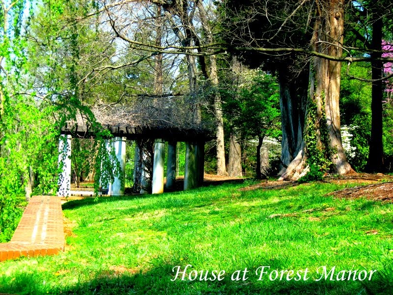 House at Forest Manor: Springtime in Reynolda Gardens