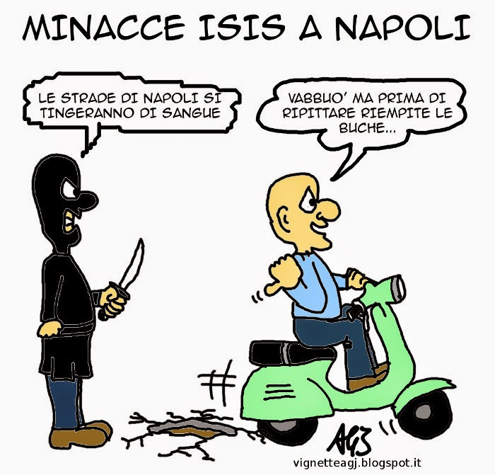Vignette di AGJ: ISIS minaccia Napoli