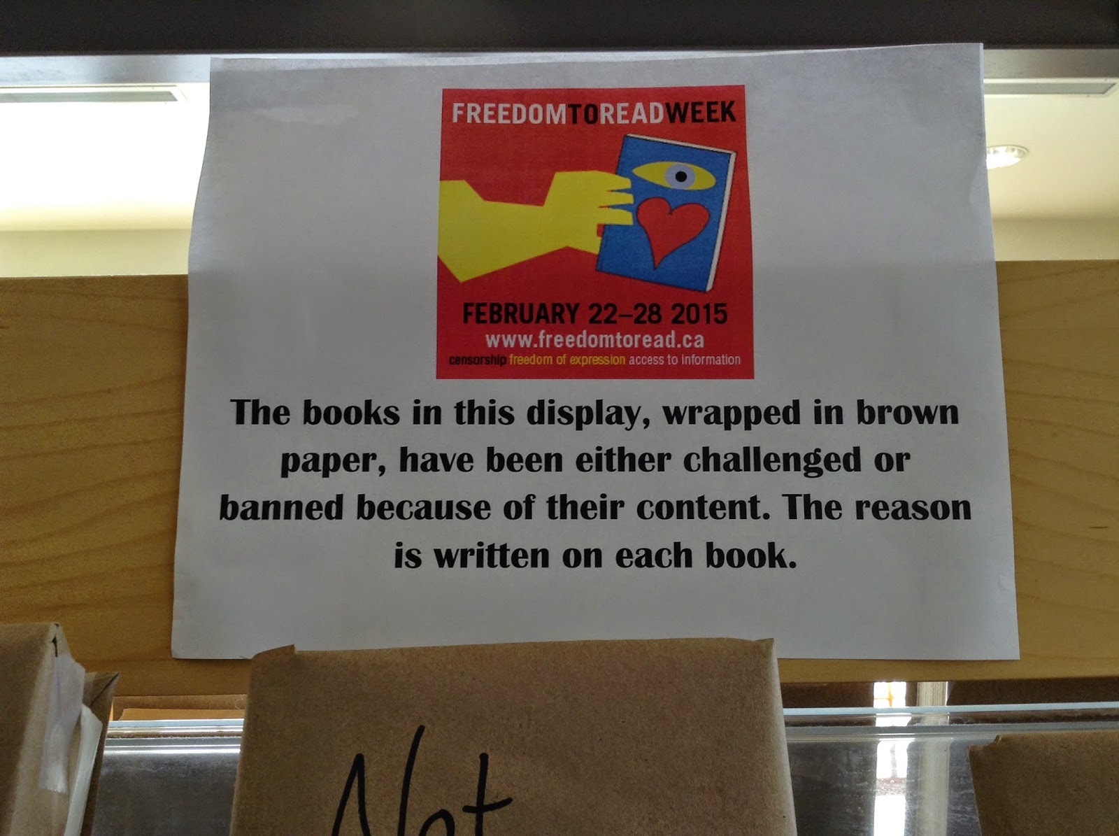 Library Displays: Freedom to Read