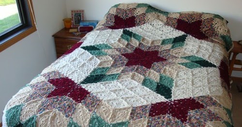 Beautiful Skills - Crochet Knitting Quilting : Prairie Star Afghan ...