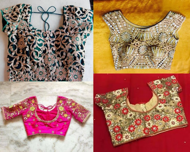 Simple Designer Readymade Blouses - Saree Blouse Patterns