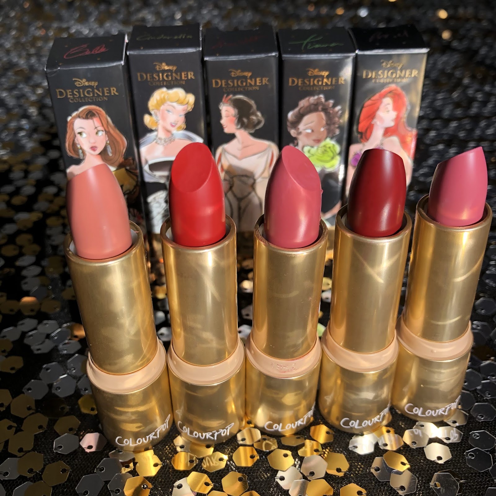 AnniesWorld: Colourpop Disney Designer Collection Lipsticks & Swatches