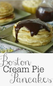 Boston Creme Pie Pancakes | DRINK & FOOD RECIPES
