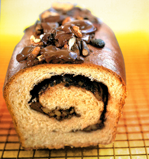 Mi yaya Antonia: Pan dulce relleno de chocolate (Espiral de chocolate y ...