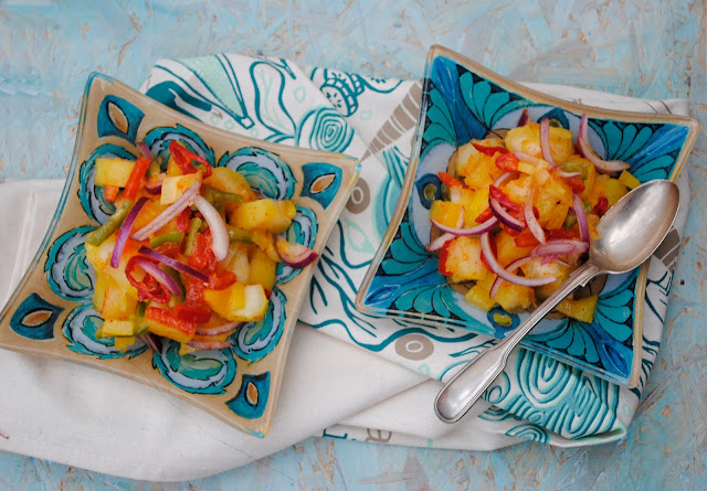 Mogo Bhel (Boiled cassava salad) | Nayna's Test Blog