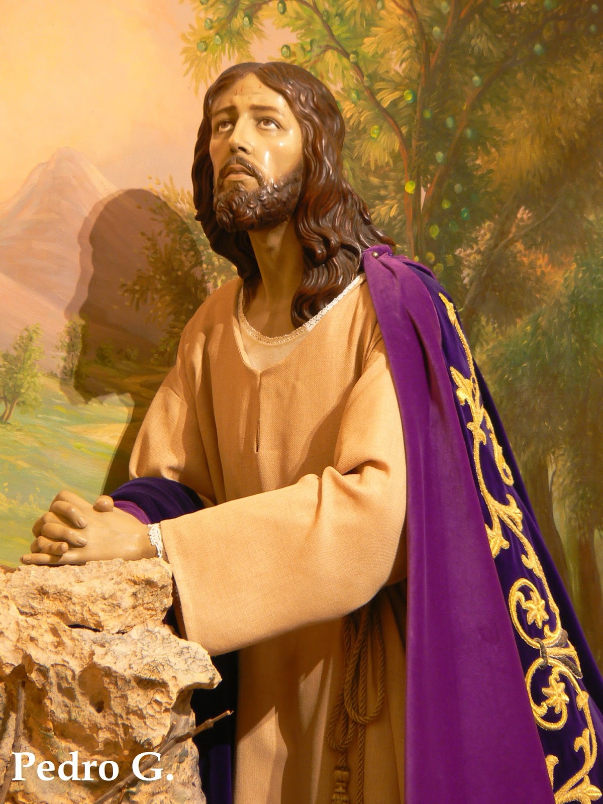 CRISTO VARÓN DE DOLORES : NTRO. SEÑOR JESUCRISTO ORANDO EN EL HUERTO DE ...