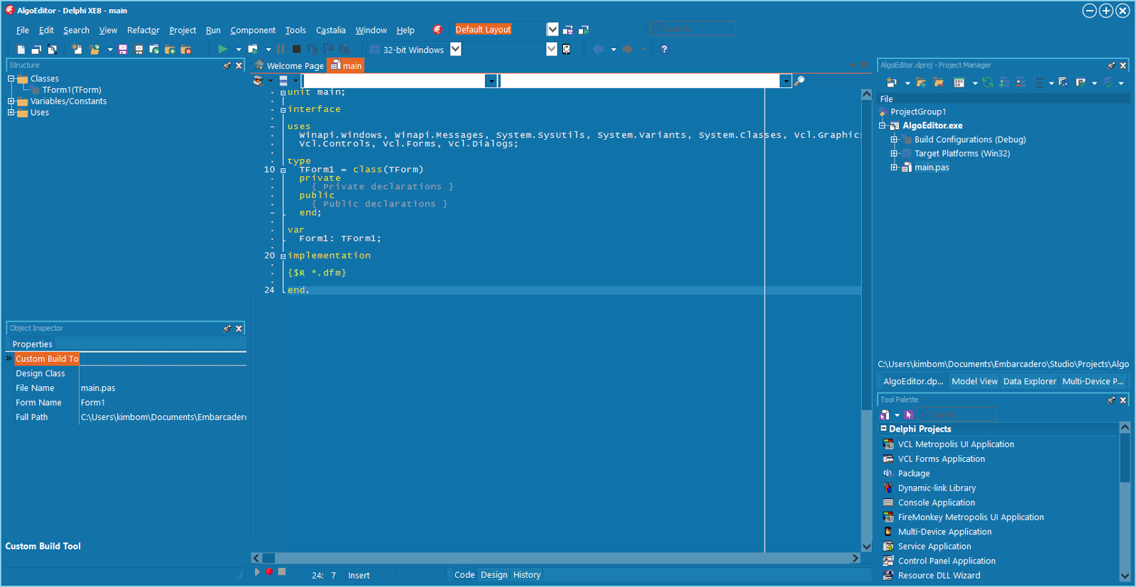 [Delphi] IDE Theme Custom