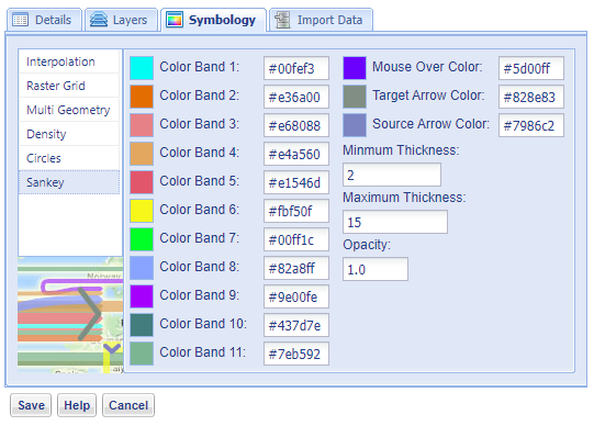 MapProvision: How to create your own World Sankey Maps