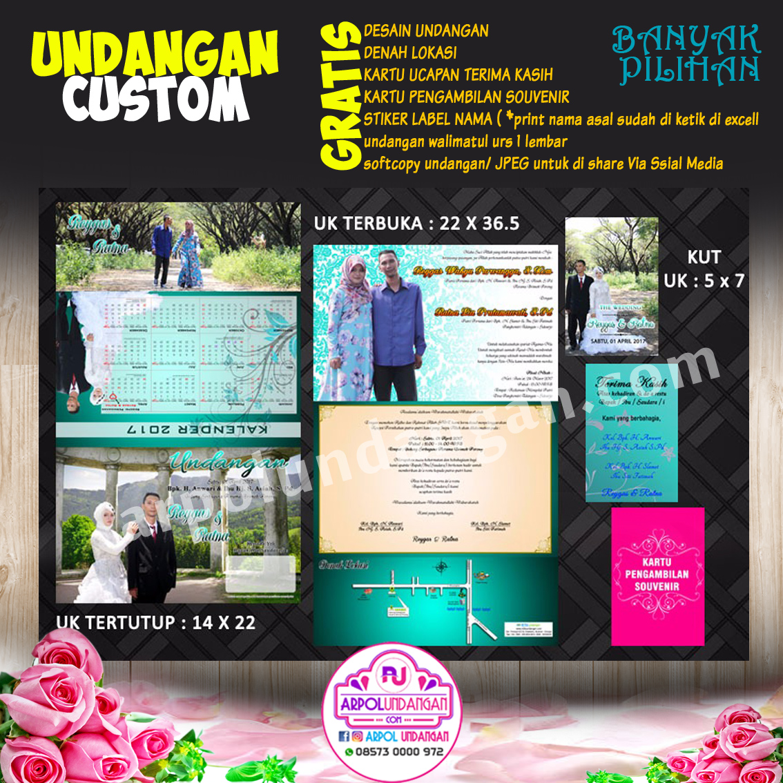 Undangan Custom Desain
