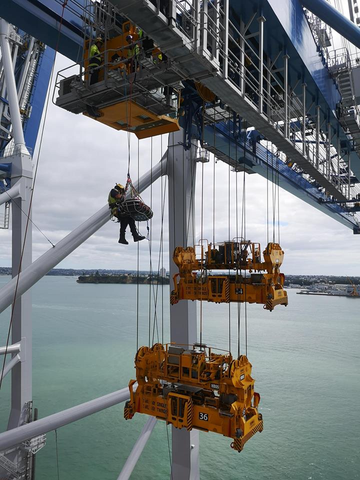 To simulate the recovery of a crane driver who had experienced a ...