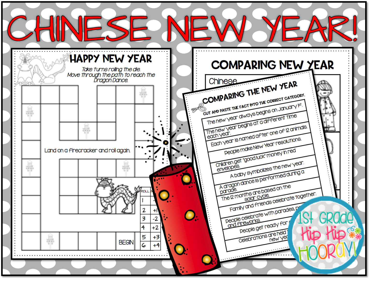 1st Grade Hip Hip Hooray!: Chinese New Year