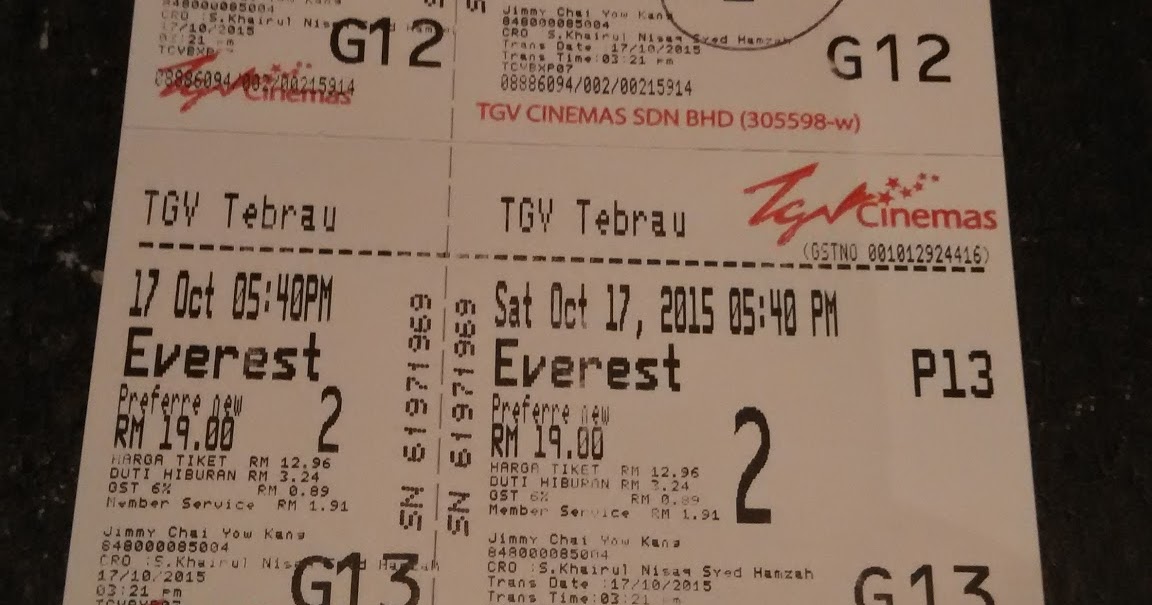 Our Journey : Johor Johor Bahru - Aeon Tebrau City TGV Cinema