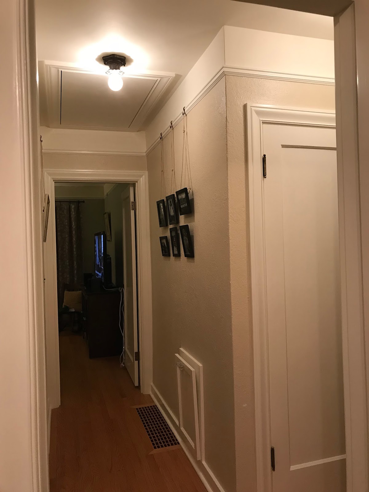 Seattle Tudor Renovation: Finishing the Hallway: Circle the Differences