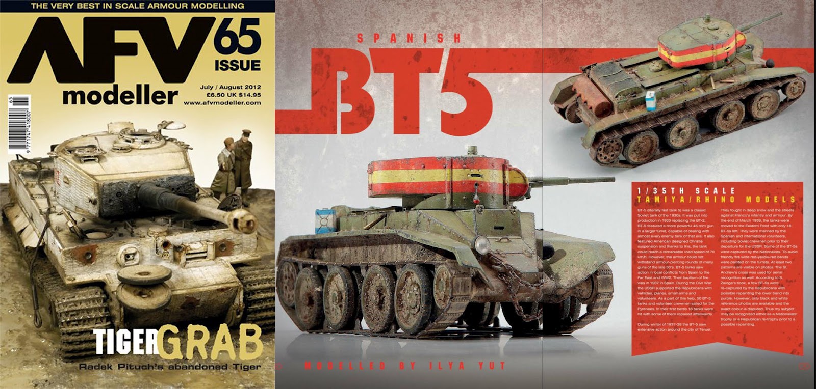 JUY's Modelling Blog: BT-5, Spanish Civil War