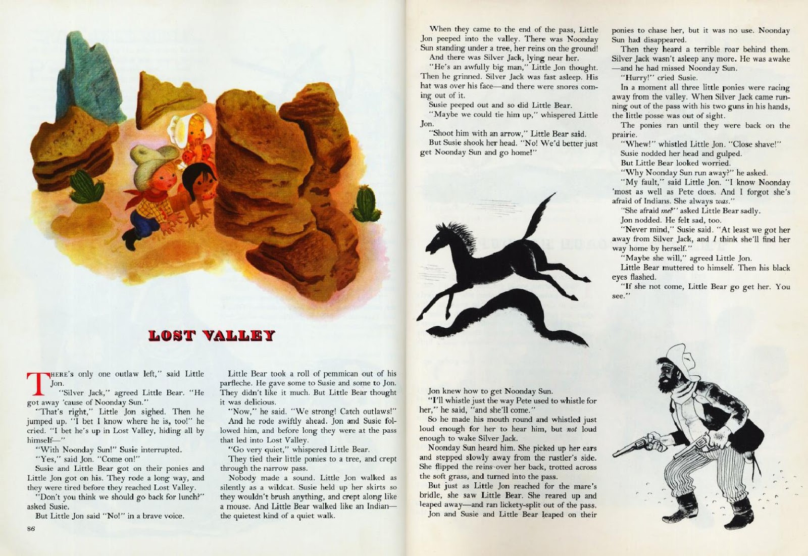 Hairy Green Eyeball 3: GUSTAV TENGGREN — COWBOYS AND INDIANS — Children ...