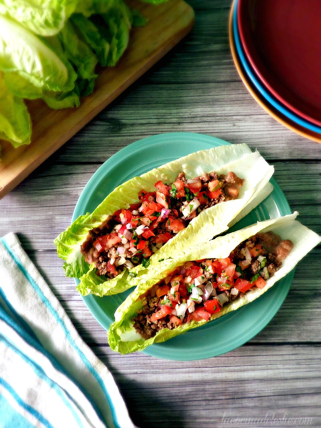 Tacos de Lechuga #AtoZrecipechallenge - La Cocina de Leslie