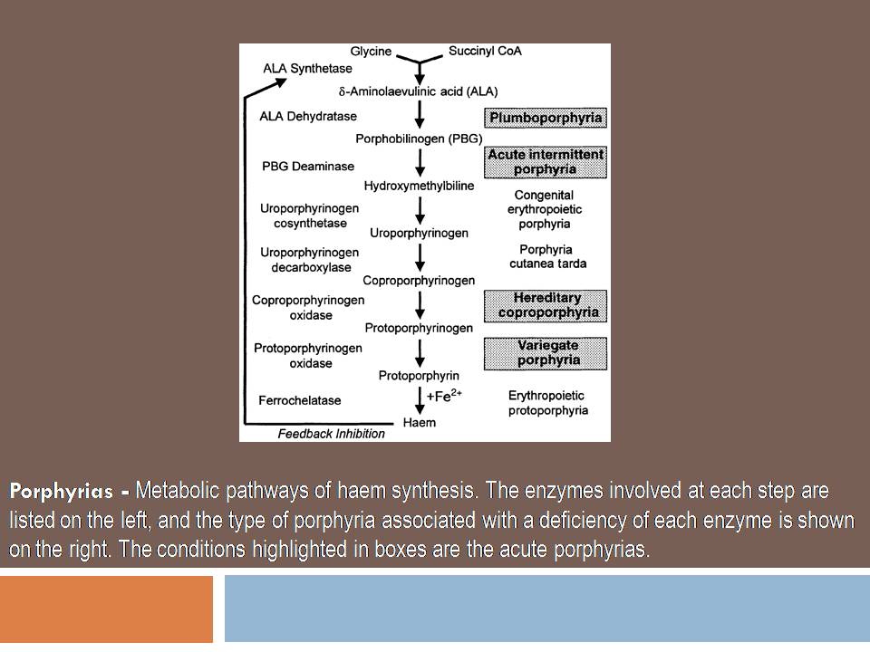 DOs and DONTs in DENTISTRY: PORPHYRIA - WHAT DO WE WANT TO KNOW