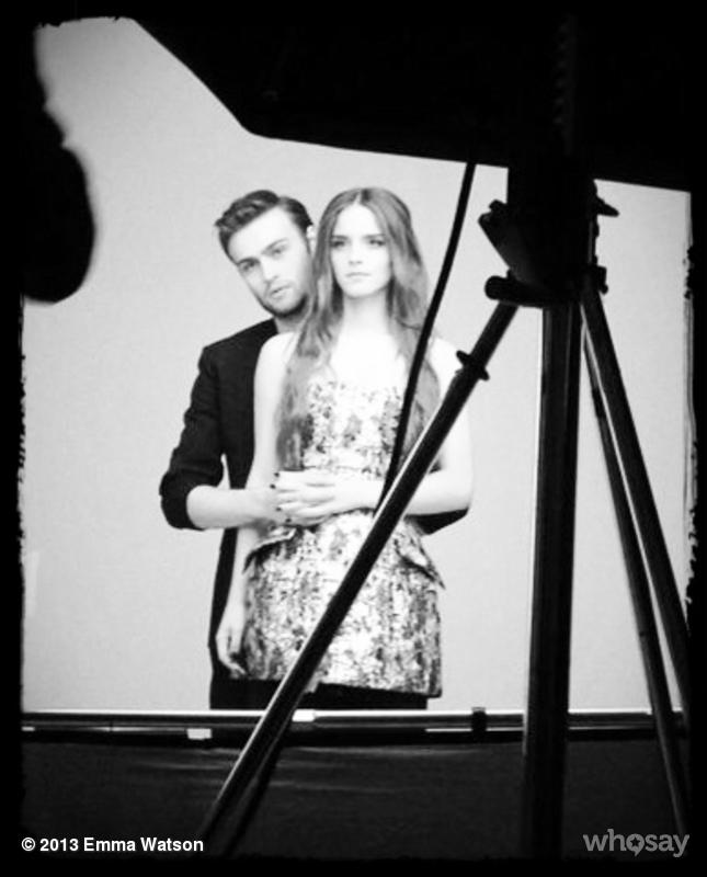Emma Watson Updates: Emma Watson and Douglas Booth BTS of Wonderland ...