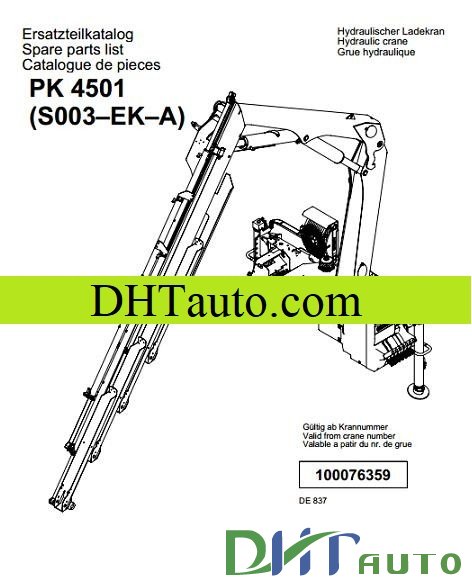 Palfinger Spare Parts List | Reviewmotors.co