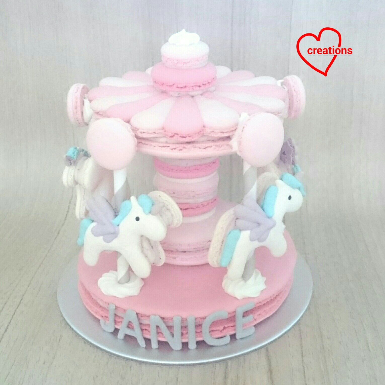 Loving Creations for You: Lavendar Earl Grey Pink Unicorn Macaron ...