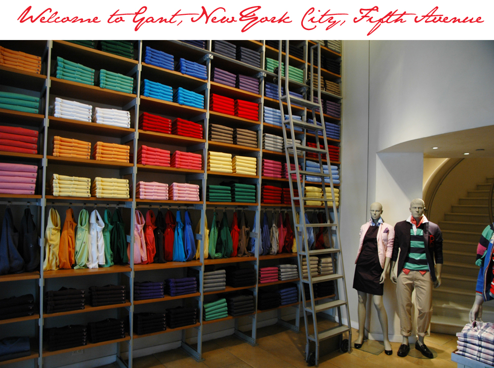 A store tour of Gant on Fifth Avenue, New York City - Emily Jane Johnston