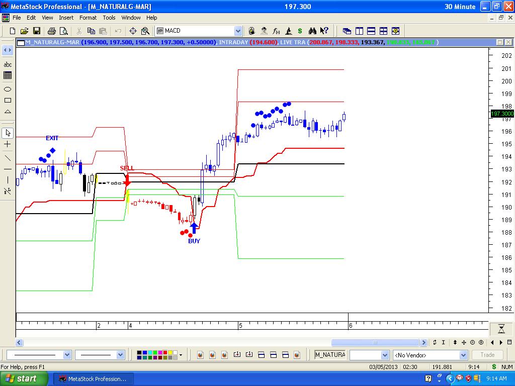 LIVE TRADING TIPS : NATURAL GAS BUY SIGNAL CHART
