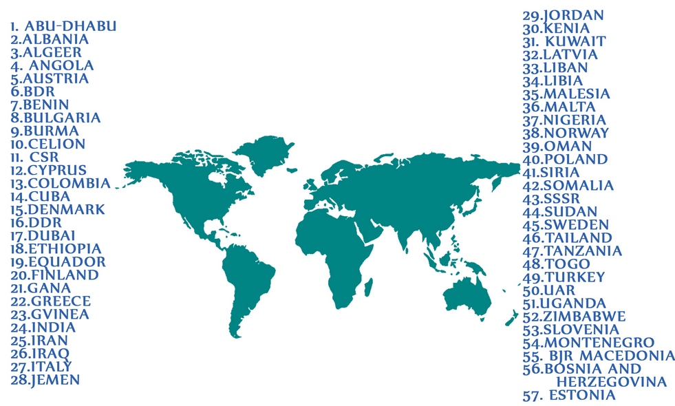Zemlje izvoza transformatora | Energetski transformatori Minel Trafo d.o.o.