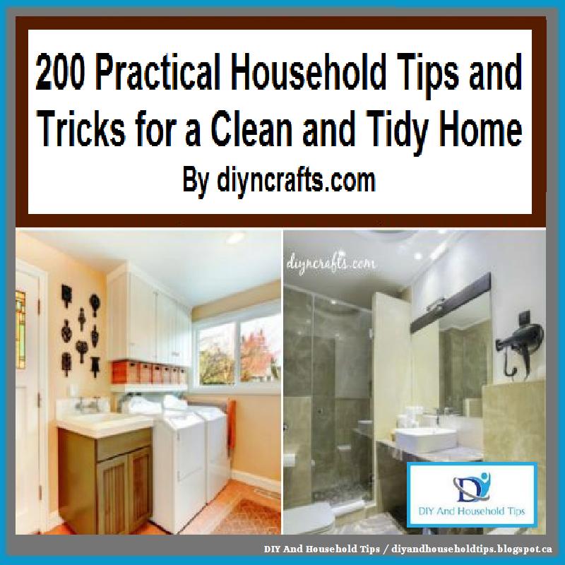 DIY And Household Tips: 200 Practical Household Tips and Tricks for a ...