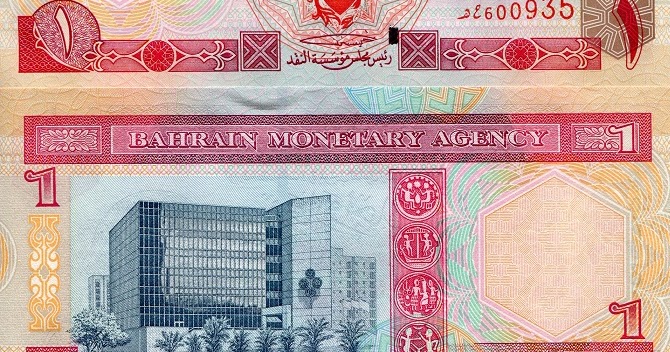 WORLD OF CURRENCY: BAHRAIN 1 DINAR NOTE